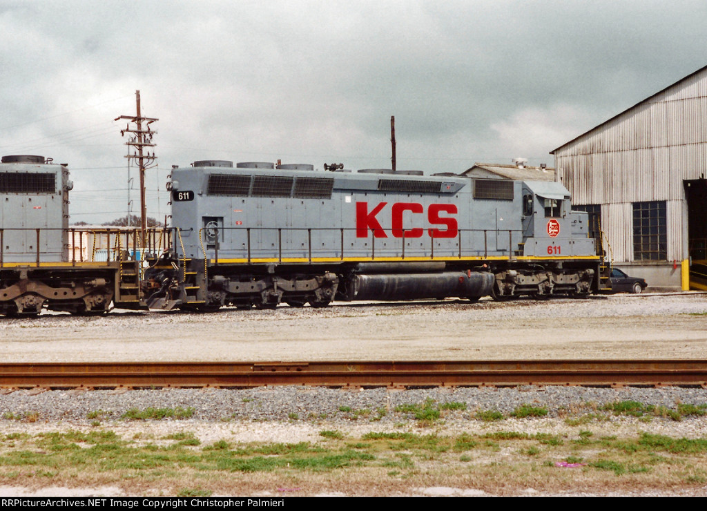 KCS 611 at West Yard